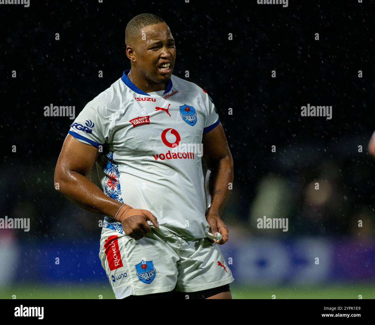 Galway, Ireland. 01st Dec, 2024. Alulutho Tshakweni of Bulls during the ...