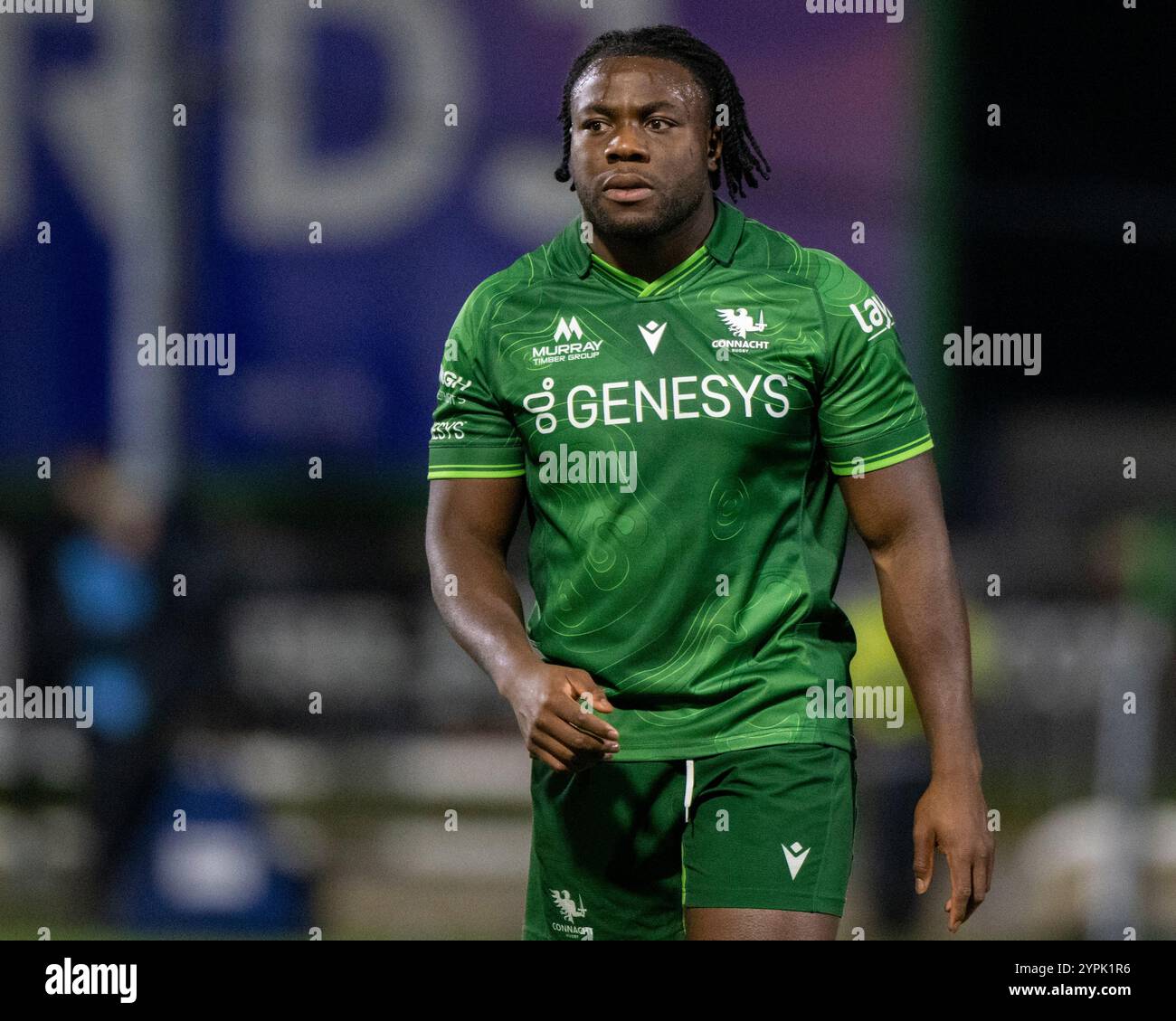 Galway, Ireland. 01st Dec, 2024. Sam Illo of Connacht during the United ...