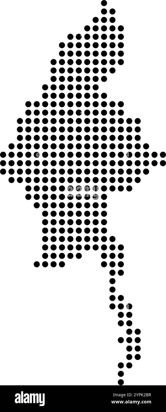 myanmar map icon illustration design Stock Vector Image & Art - Alamy