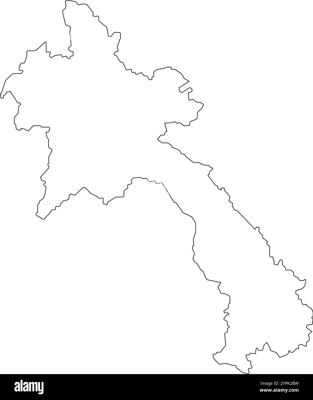 Map of laos Black and White Stock Photos & Images - Alamy