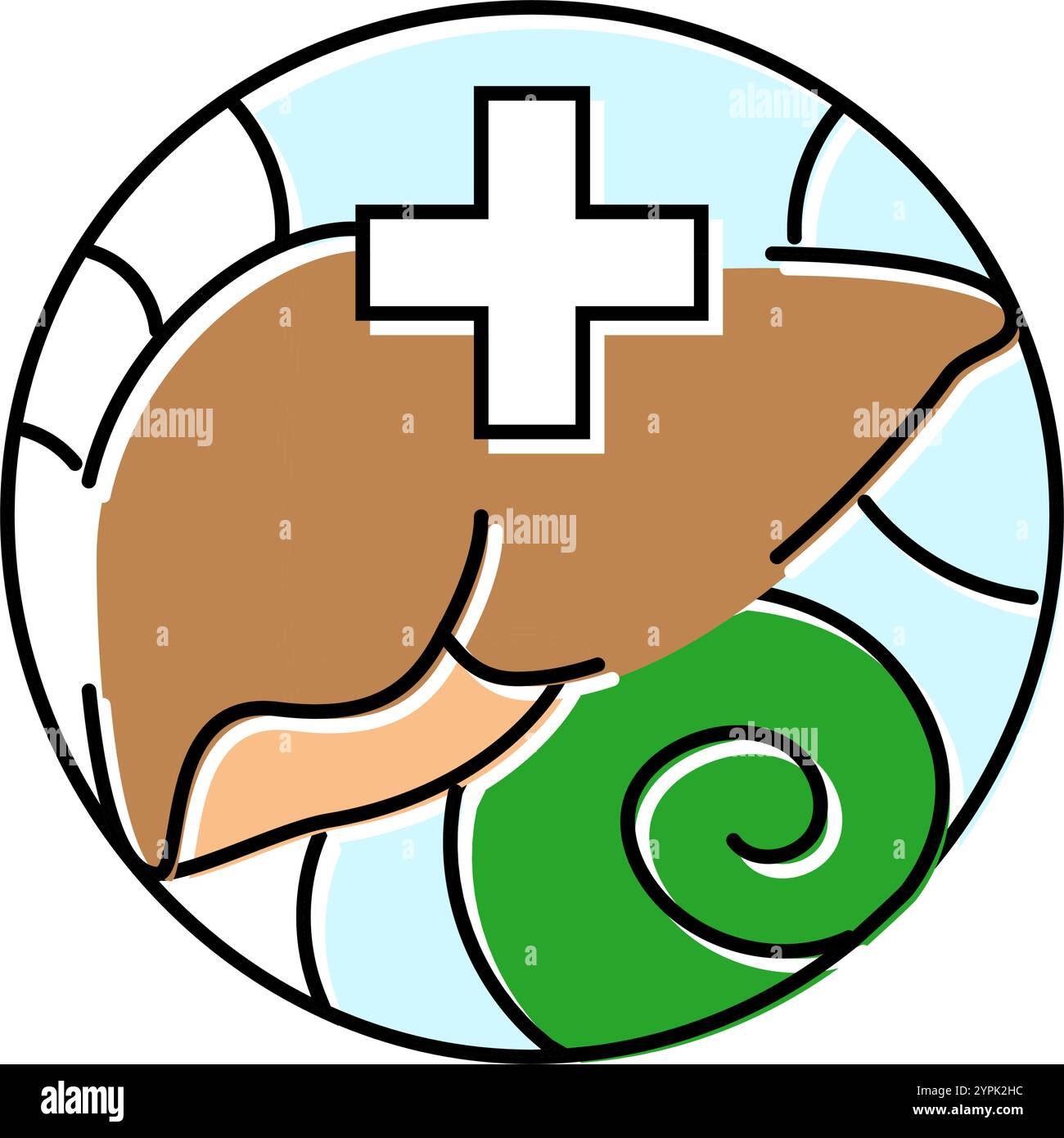 detoxification ayurveda color icon vector illustration Stock Vector ...