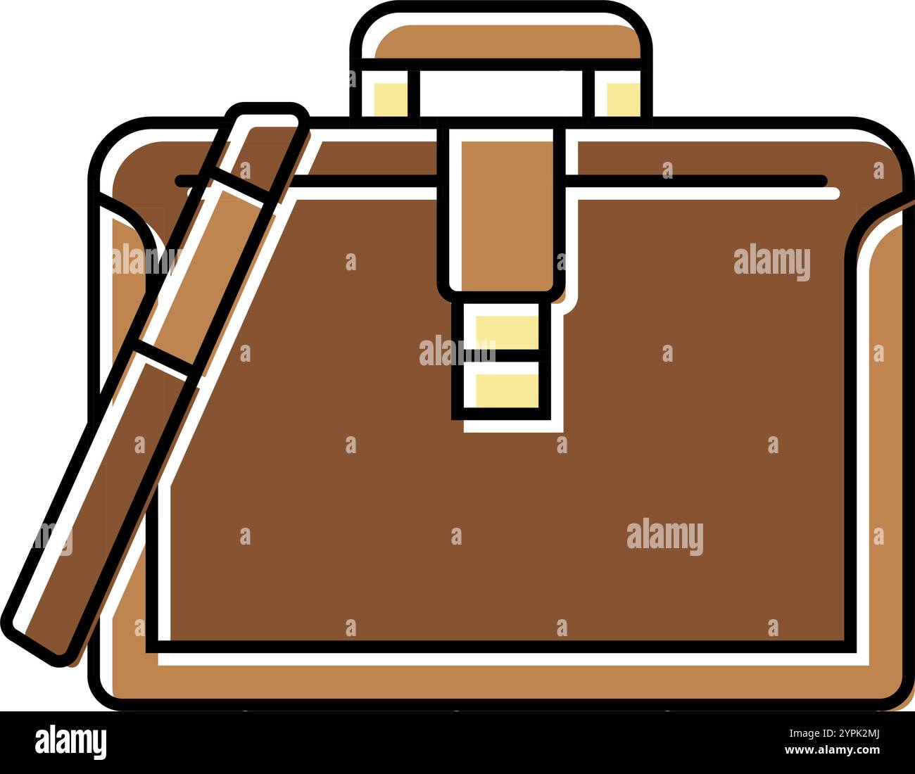 legal briefcase corporate law color icon vector illustration Stock ...