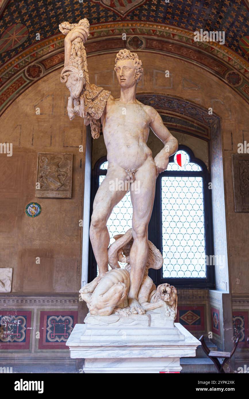 Florence, Italy, January 6, 2024: David. Jason. Bargello Stock Photo - Alamy