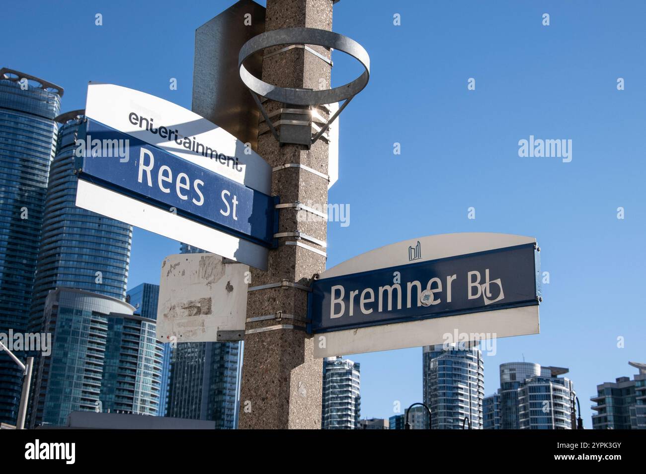Downtown street signs hi-res stock photography and images - Alamy