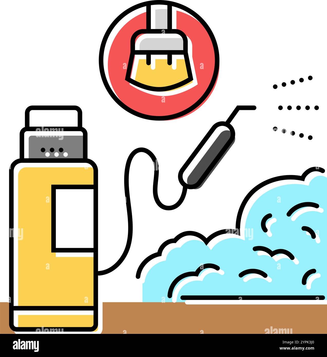 window caulking sealing home color icon vector illustration Stock ...