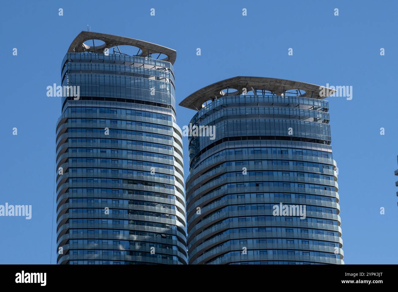 ICE Condominiums buildings on York Street in downtown Toronto, Ontario ...