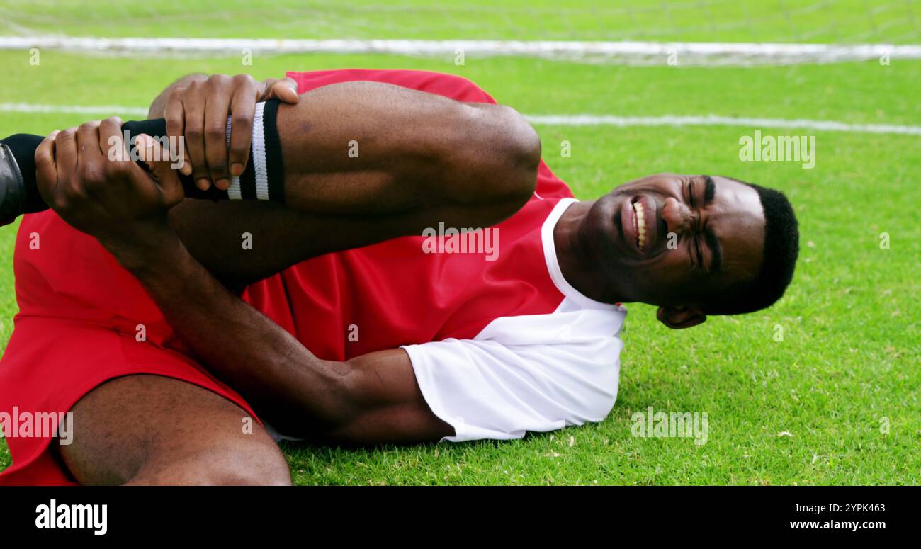 Football injury recovery hi-res stock photography and images - Alamy