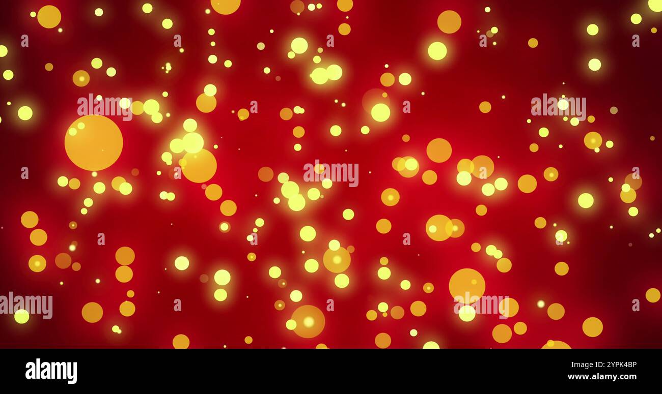 Image of spots of light falling on red background Stock Photo - Alamy