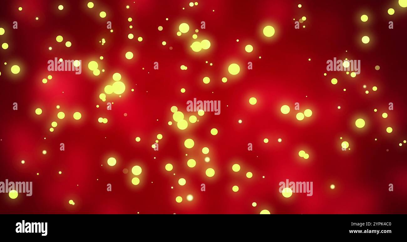 Image of spots of light falling on red background Stock Photo - Alamy