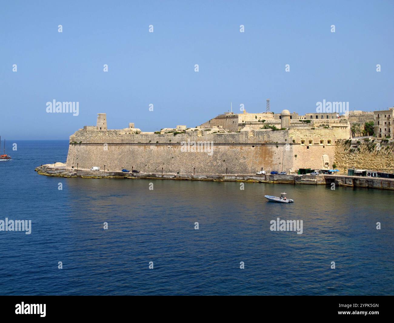 The fortress in Valletta, Malta Stock Photo - Alamy