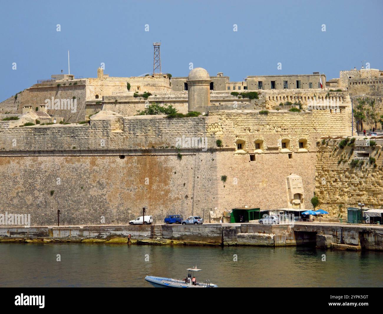 The fortress in Valletta, Malta Stock Photo - Alamy