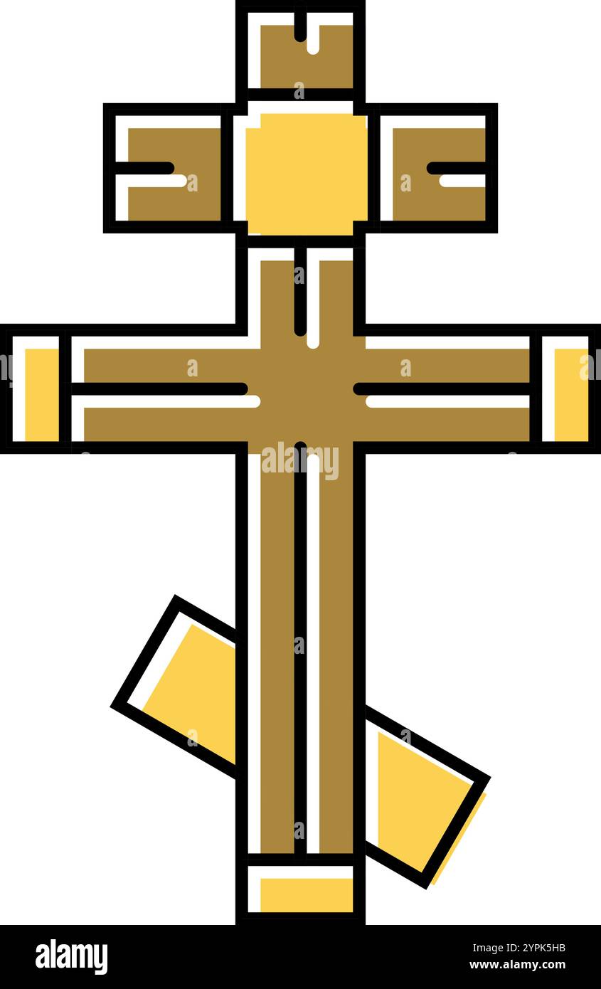 cross byzantine color icon vector illustration Stock Vector Image & Art - Alamy