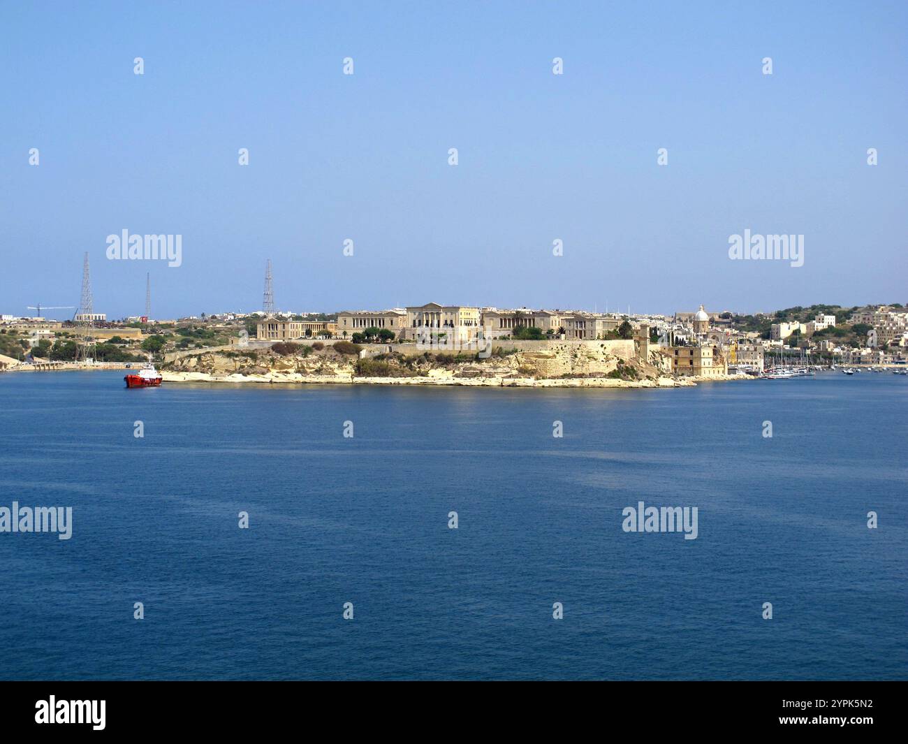 Fort St Angel in Vittoriosa, Malta Stock Photo - Alamy