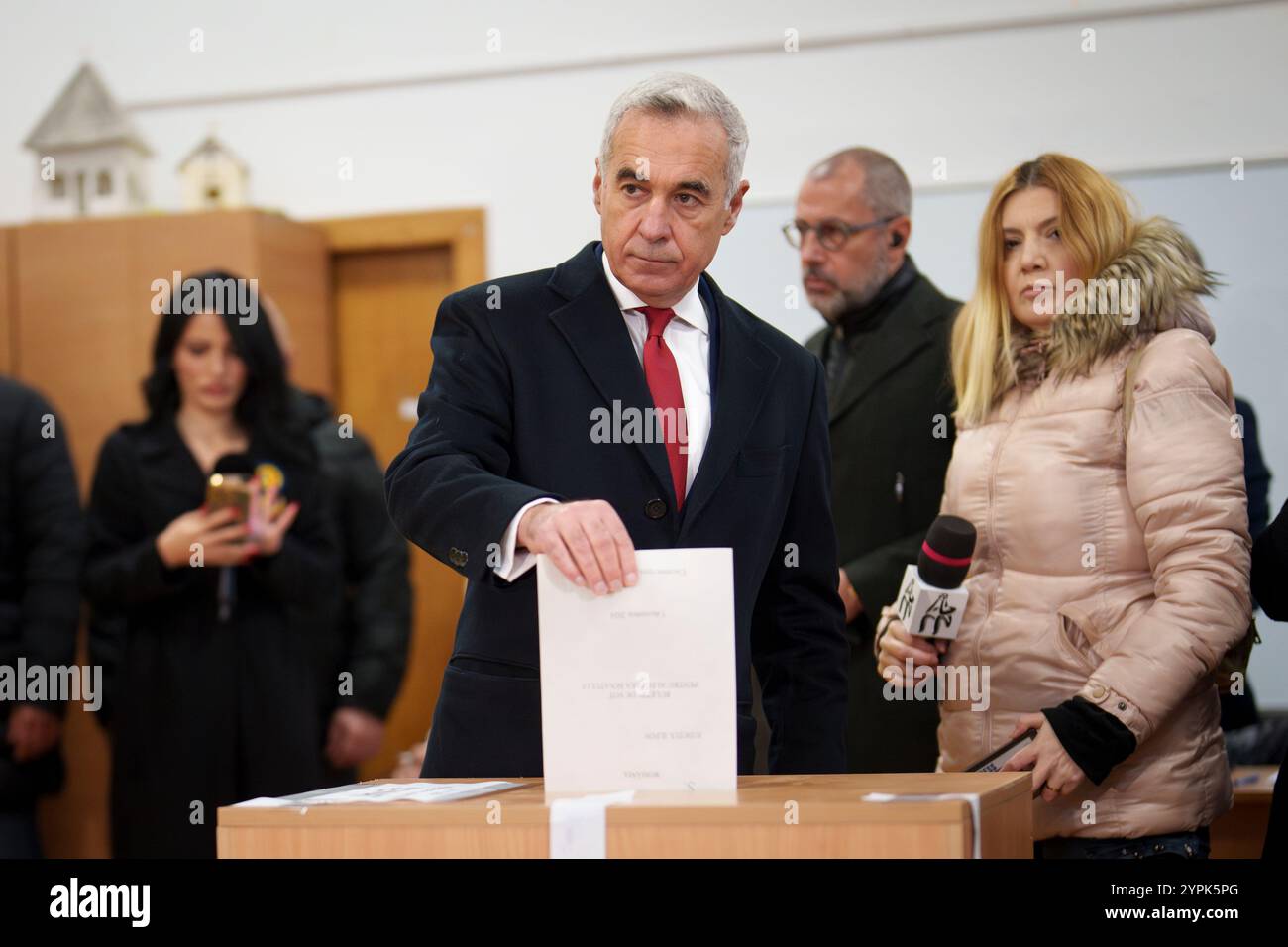 Calin Georgescu, an independent candidate for president who came first ...
