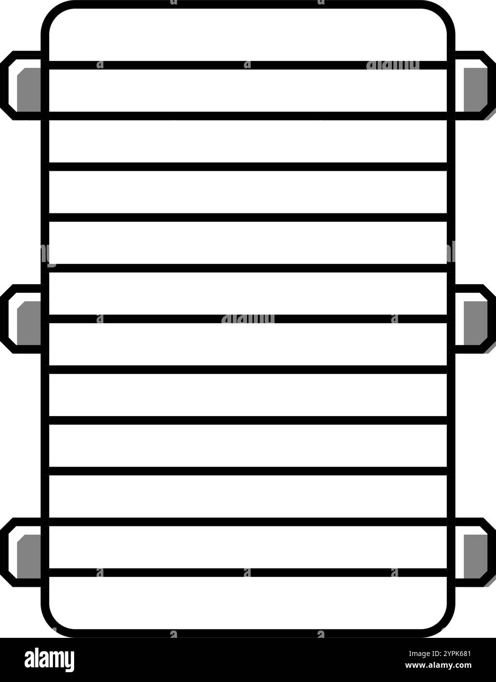 roof rack accessory color icon vector illustration Stock Vector Image ...