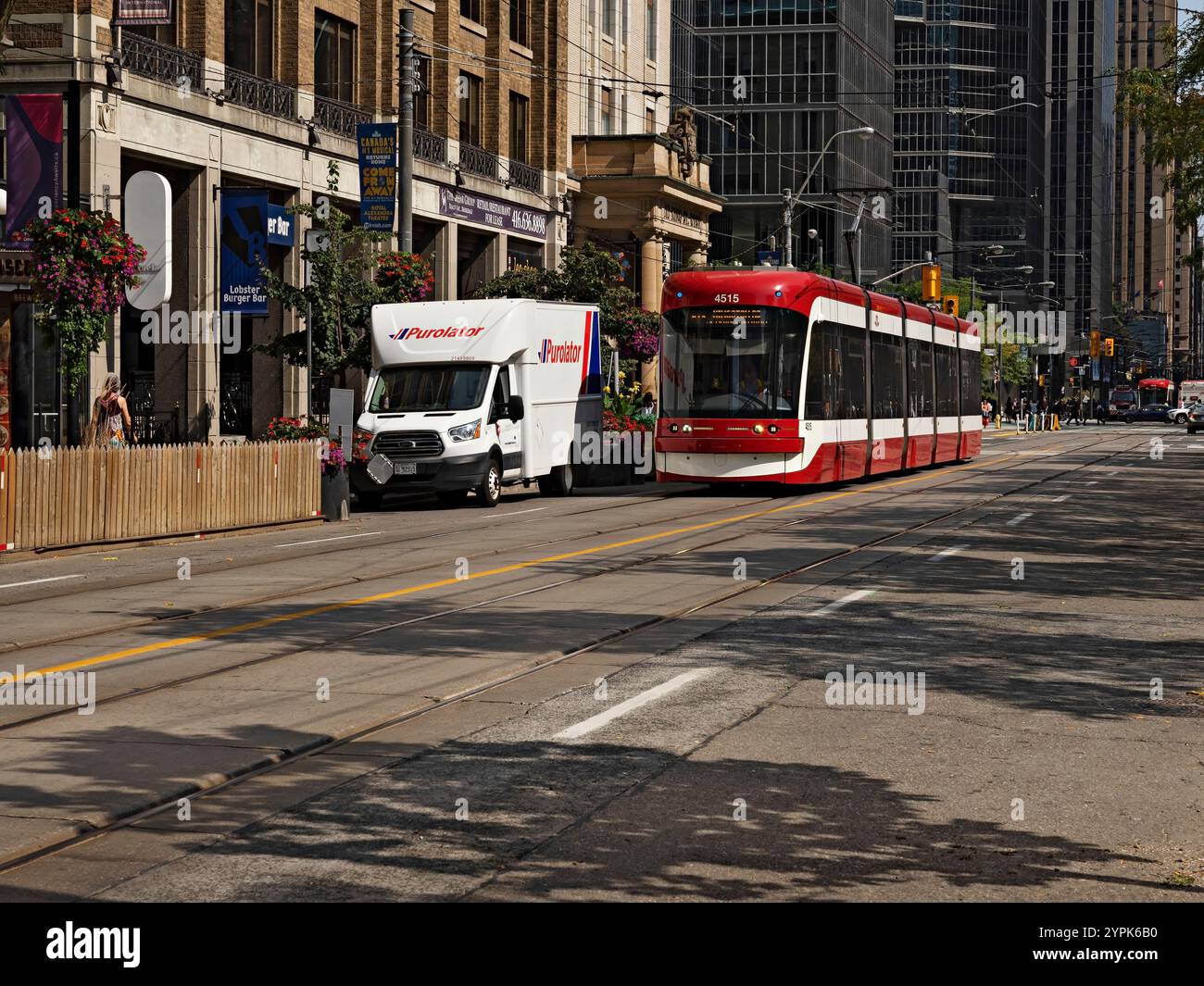 Toronto Canada / A Modern Toronto Transport Commission Streetcar on ...