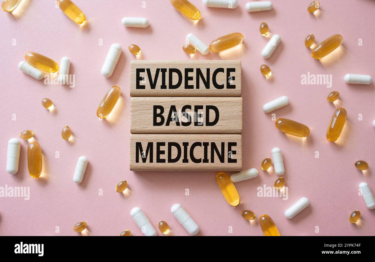 Evidence Based Medicine symbol. Concept word Evidence Based Medicine on ...
