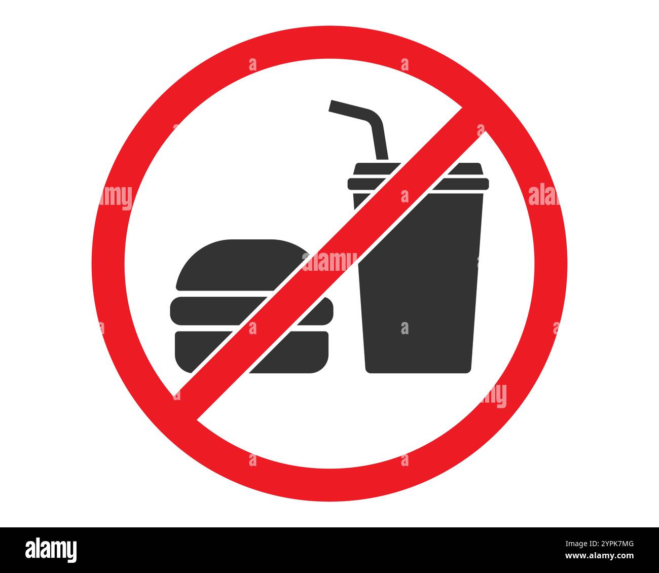 Do not eat or drink sign symbol icon. No eating or drinking logo ...