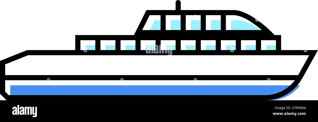 hospital ship color icon vector illustration Stock Vector Image & Art ...