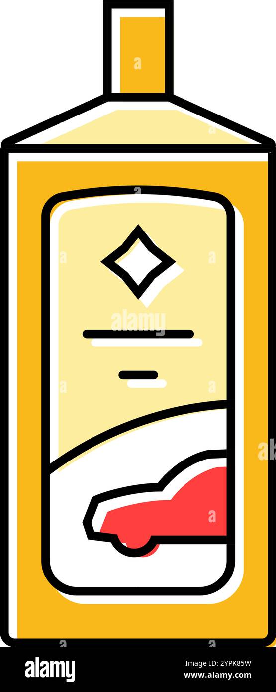 polishing compound car care color icon vector illustration Stock Vector ...