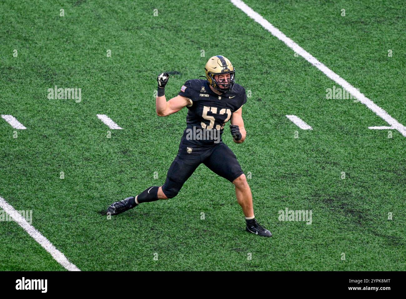 West Point, New York, USA. 30th Nov, 2024. KALIB FORTNER 53 ILB OF THE ...