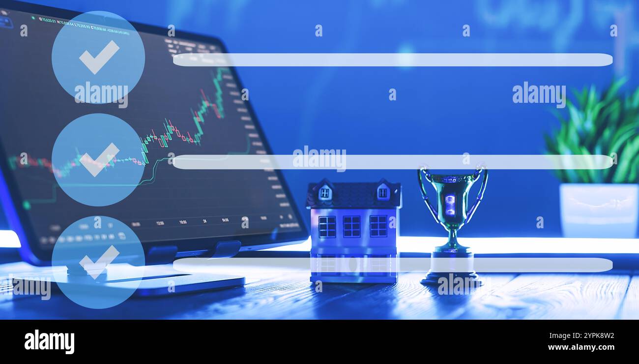 Financial Goal Achievement Visualization Stock Market Analytics, Real ...