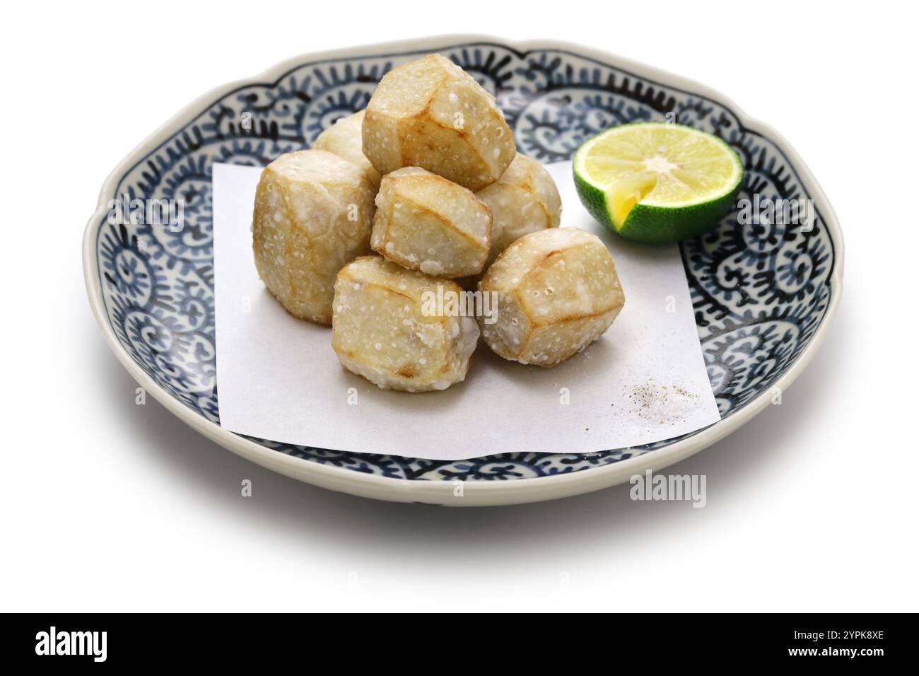 Satoimo Karaage, Japanese deep fried taro Stock Photo - Alamy