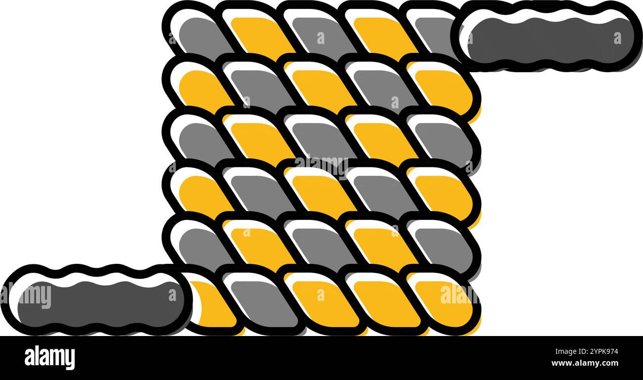 Battle ropes Stock Vector Images - Alamy