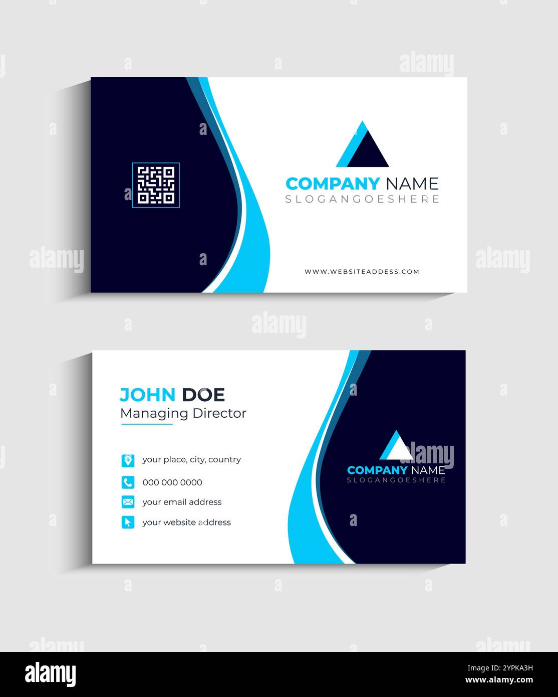 Corporate Business card Template design Stock Vector Image & Art - Alamy