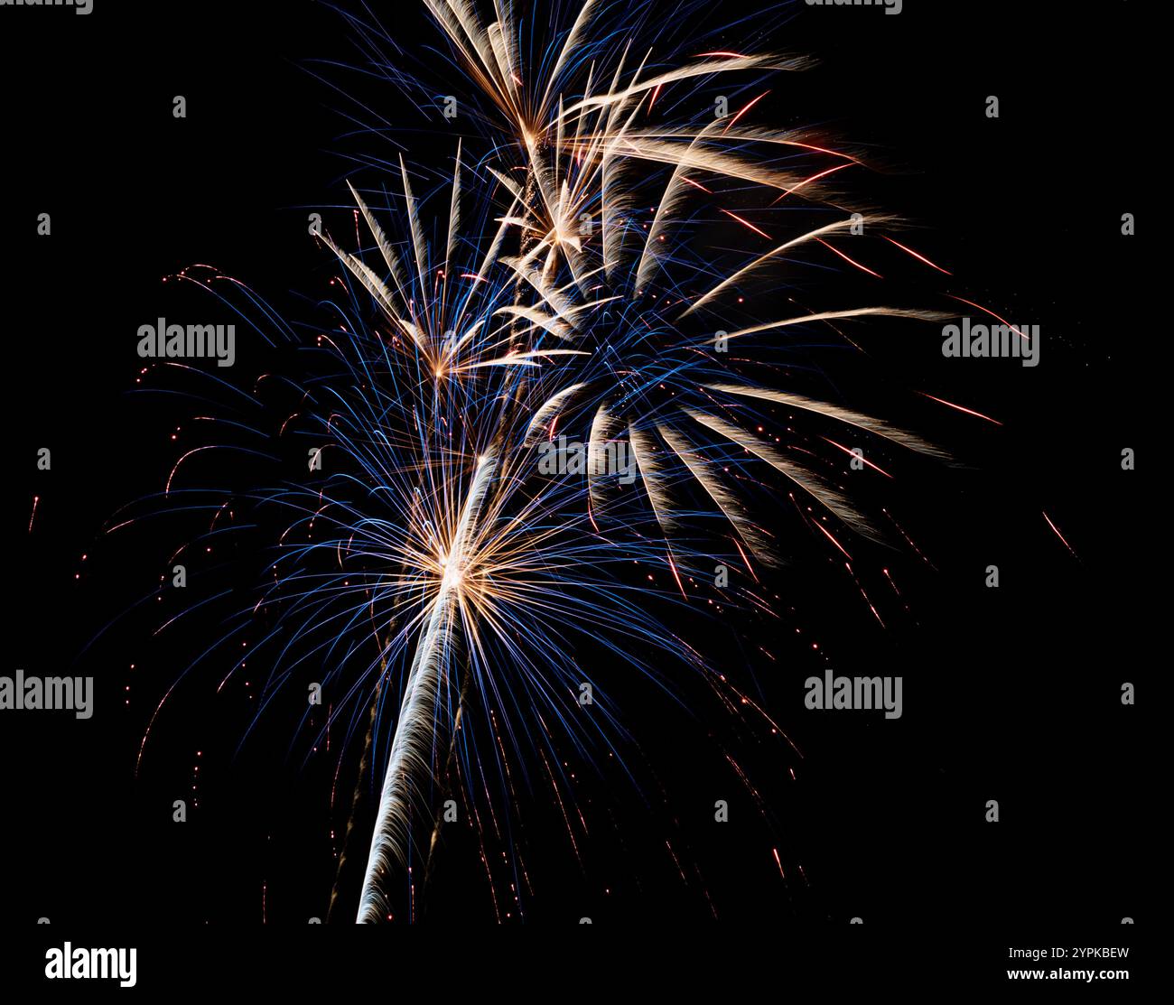 Abstract fireworks background on hi-res stock photography and images ...