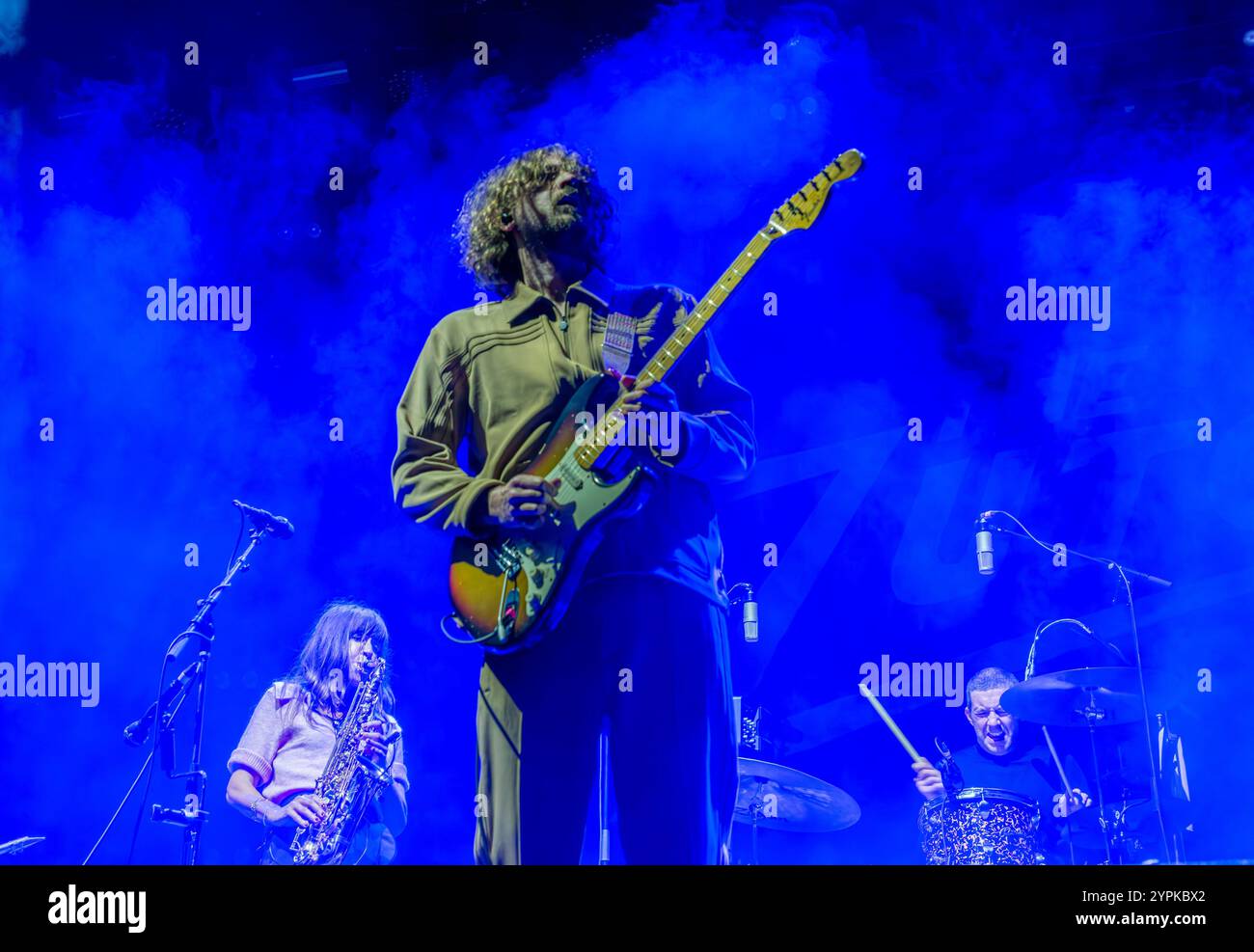 Leeds, UK, 30th November 2024. British indie rock band The Zutons ...