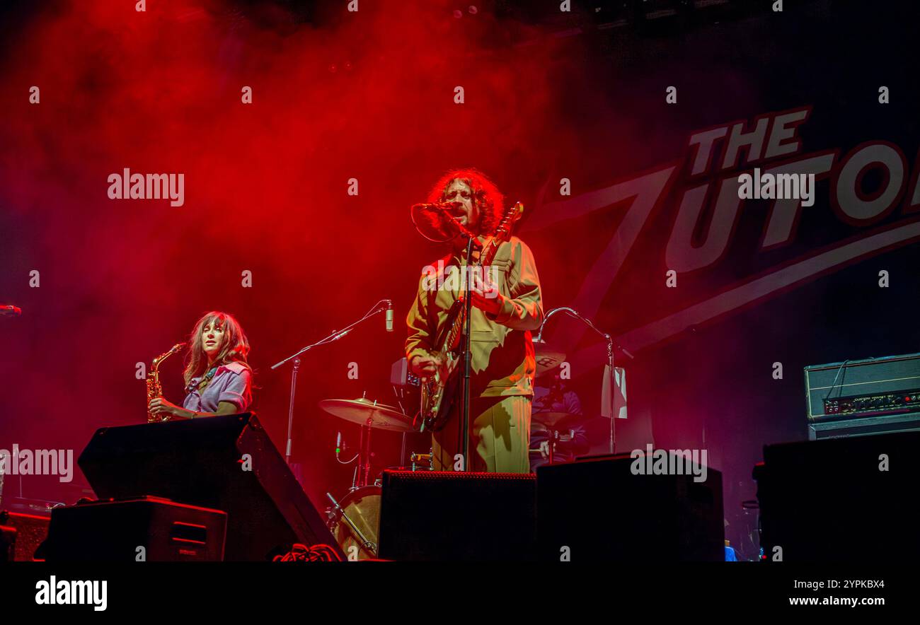 Leeds, UK, 30th November 2024. British indie rock band The Zutons ...