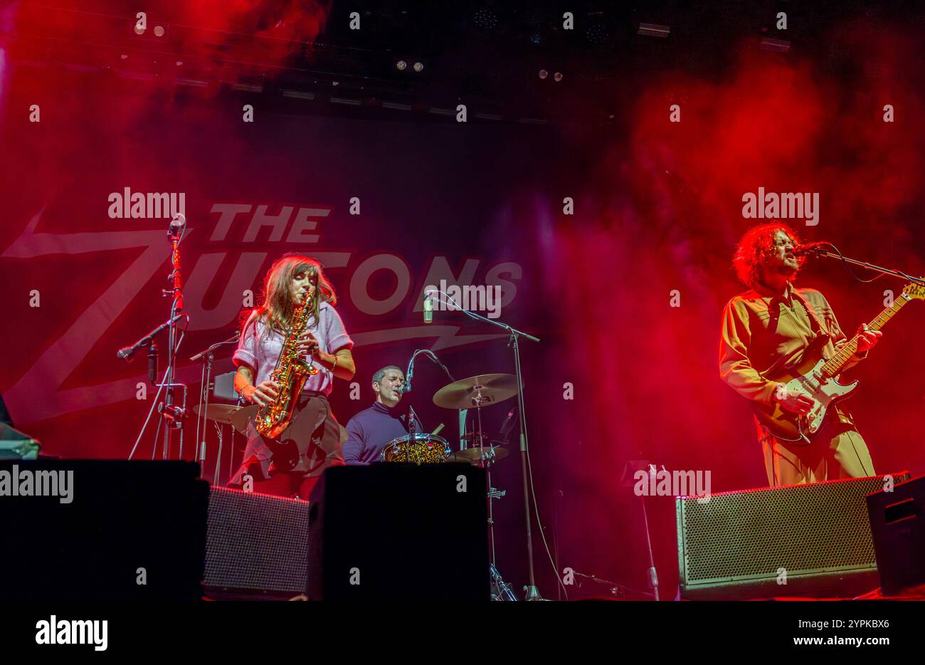 Leeds, UK, 30th November 2024. British indie rock band The Zutons ...