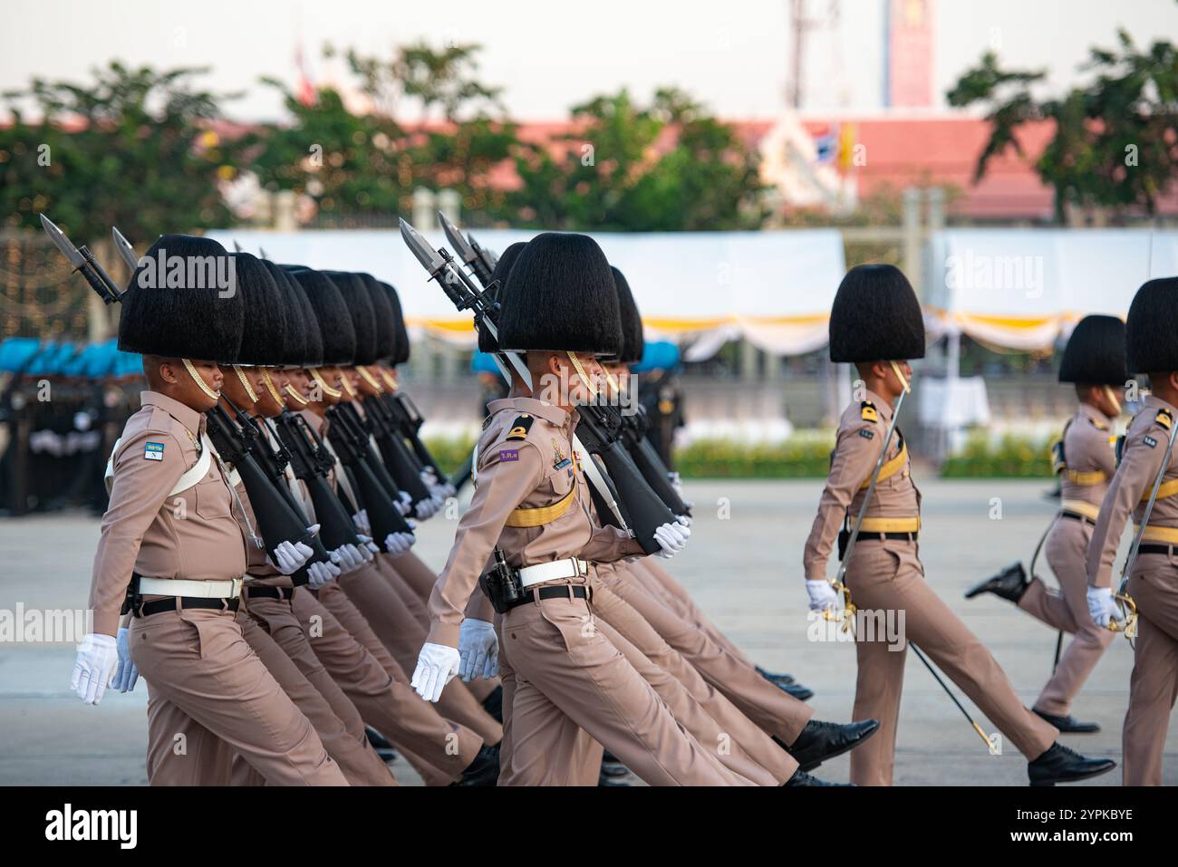 BANGKOK, THAILAND November 30, 2024 - Thai Royal Guards Forces ...