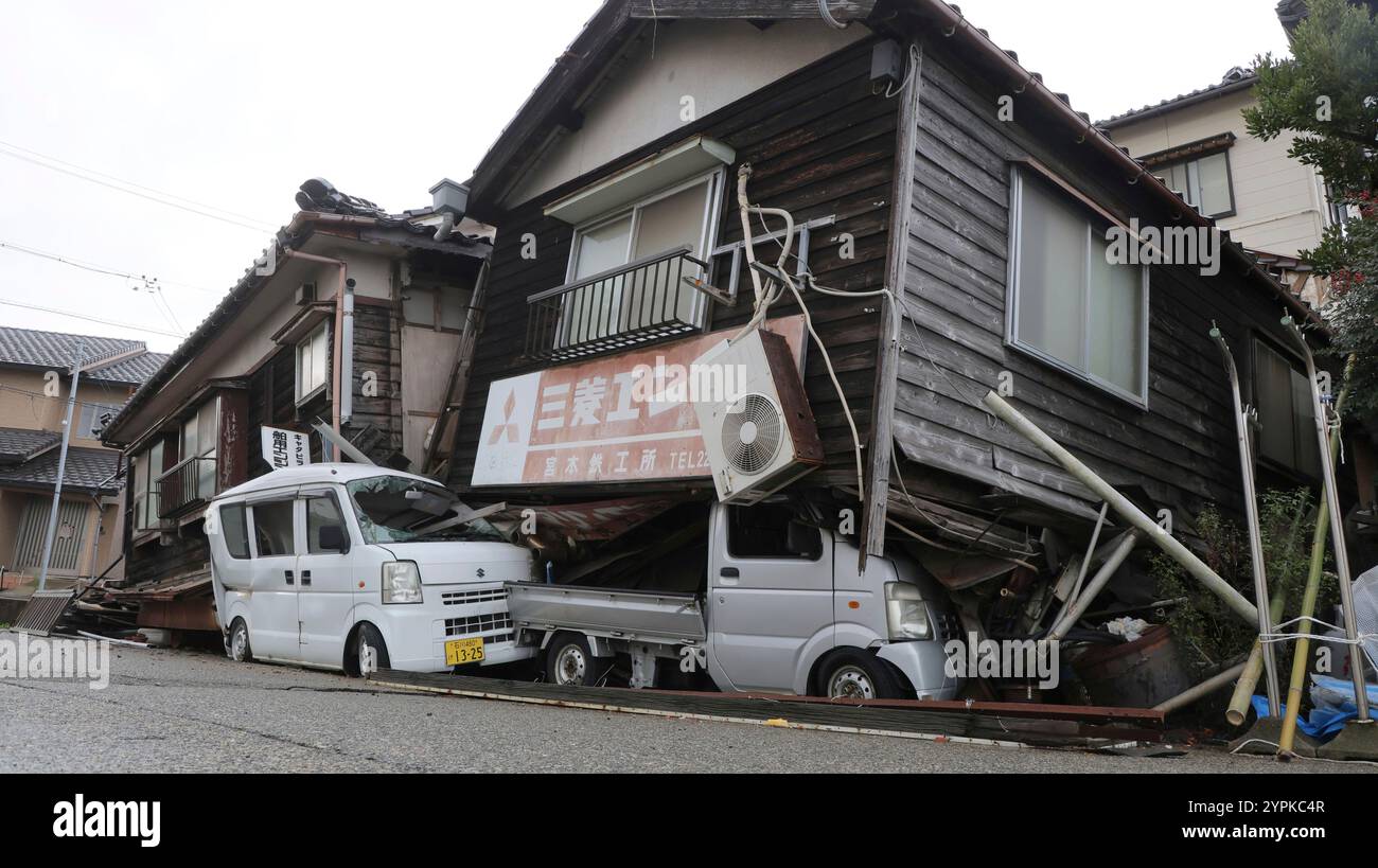 Scars of the Noto Peninsula earthquake still remain in Wajima City ...