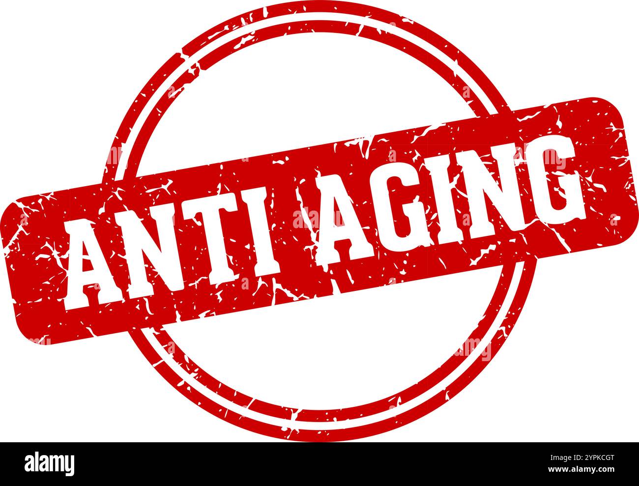 anti aging round stamp isolated on transparent background. anti aging ...