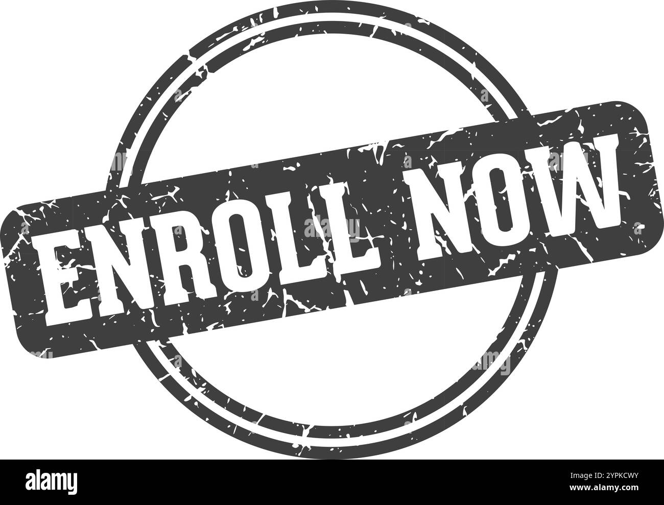 enroll now round stamp isolated on transparent background. enroll now ...