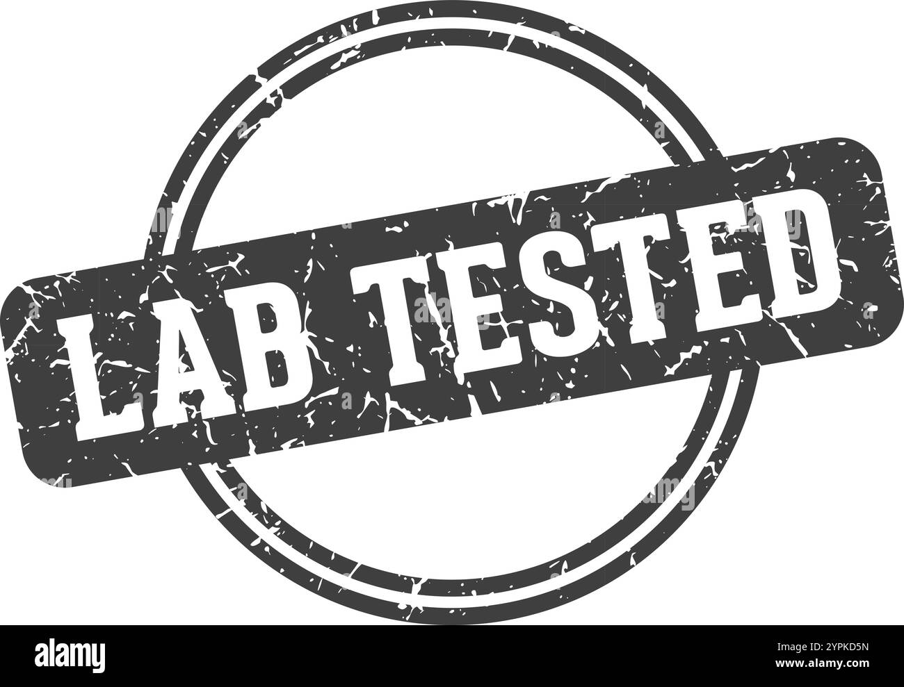 lab tested round stamp isolated on transparent background. lab tested ...