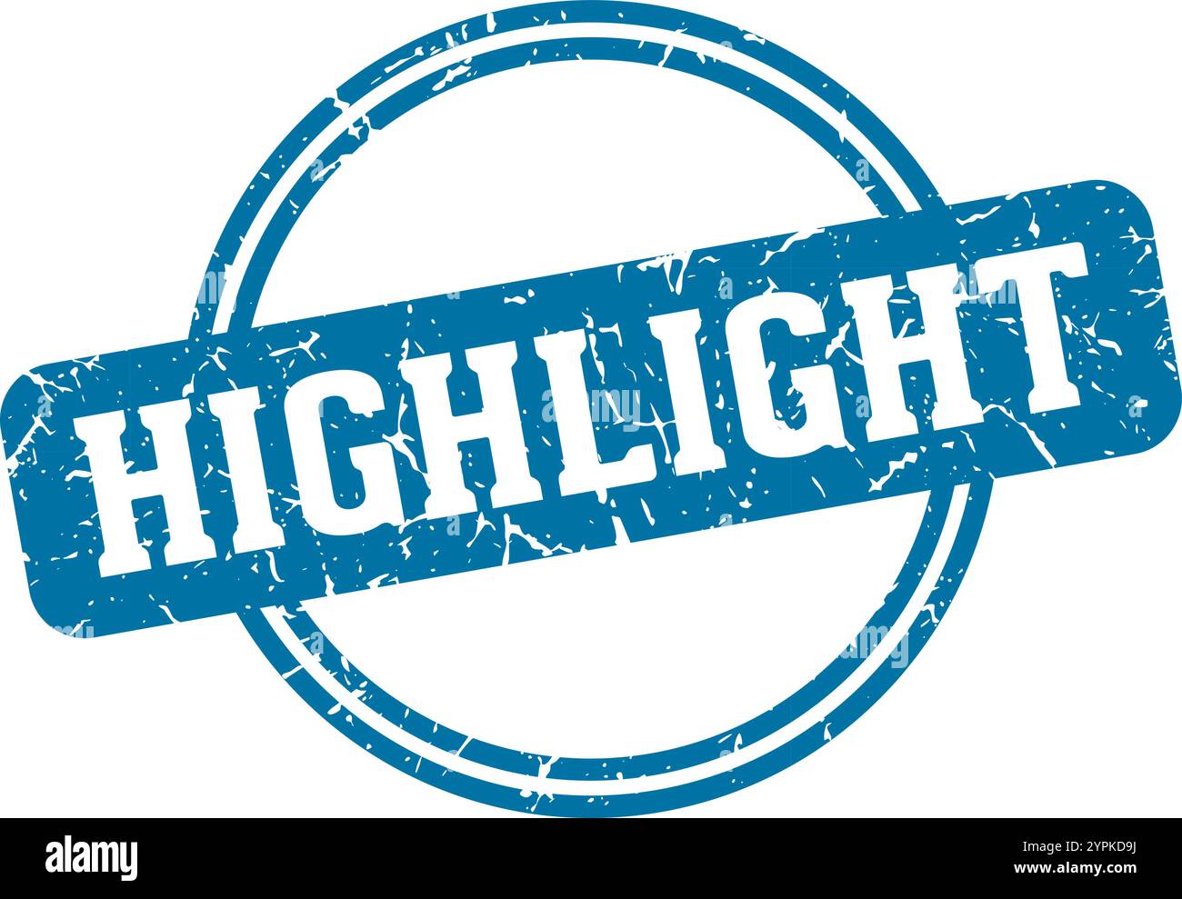 highlight round stamp isolated on transparent background. highlight ...