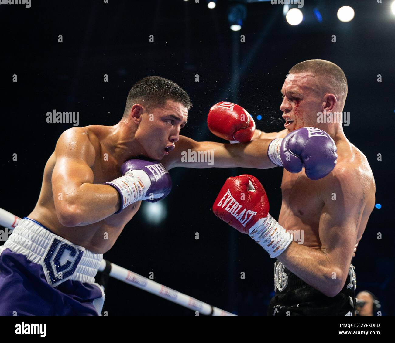 Birmingham, UK. 30th November. Gavin Gwynne v Cameron Vuong Boxing ...