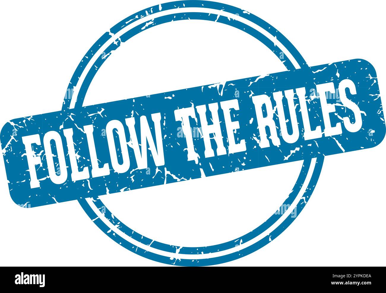 follow the rules round stamp isolated on transparent background. follow ...