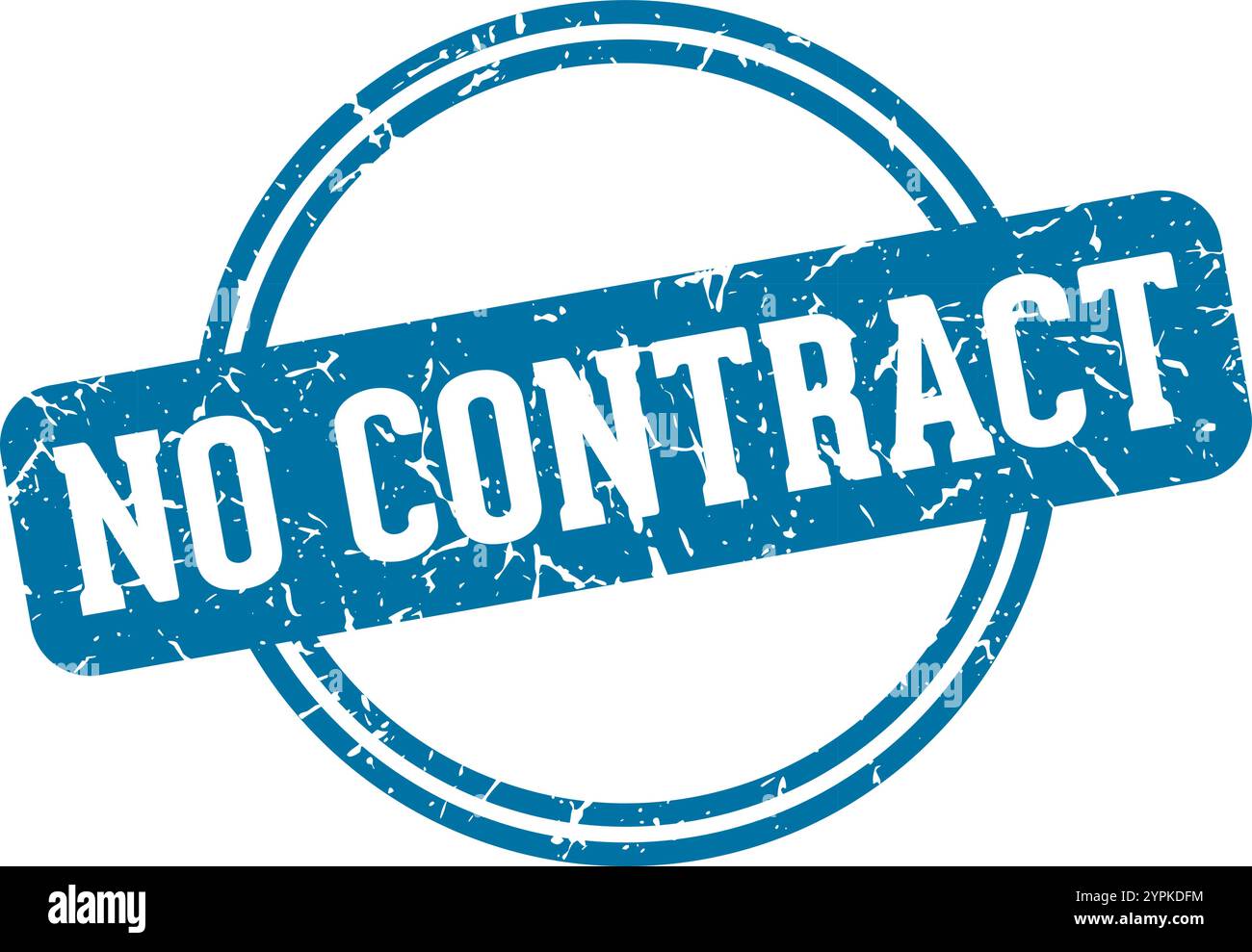no contract round stamp isolated on transparent background. no contract ...