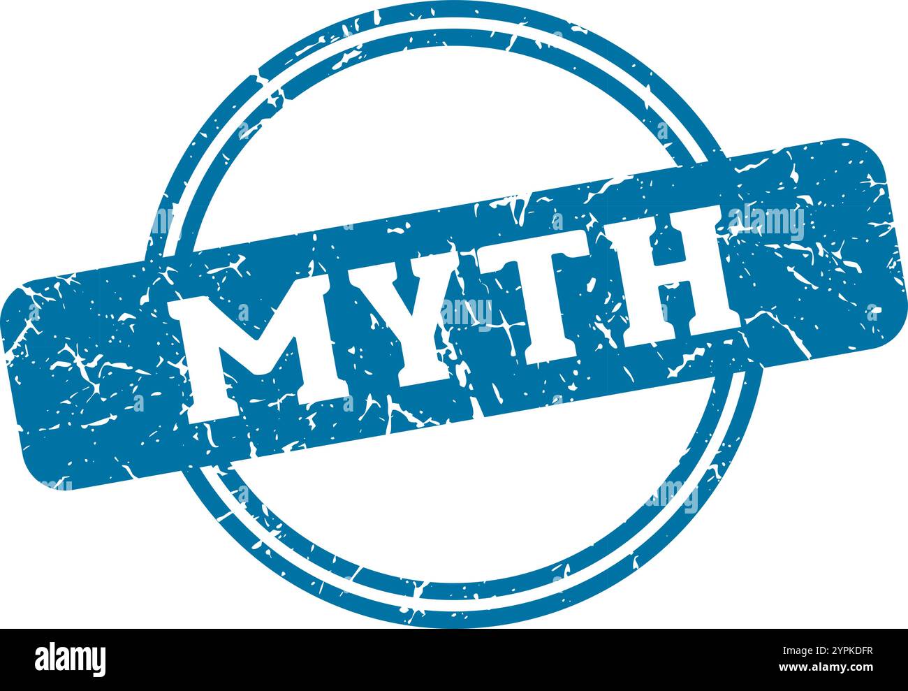 myth round stamp isolated on transparent background. myth stamp Stock ...