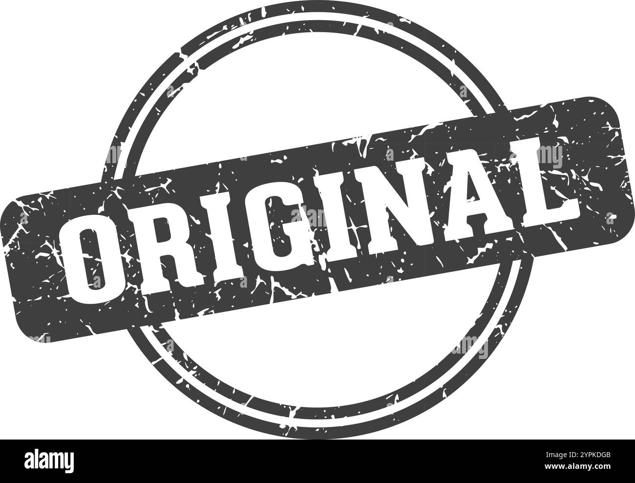 original round stamp isolated on transparent background. original stamp ...