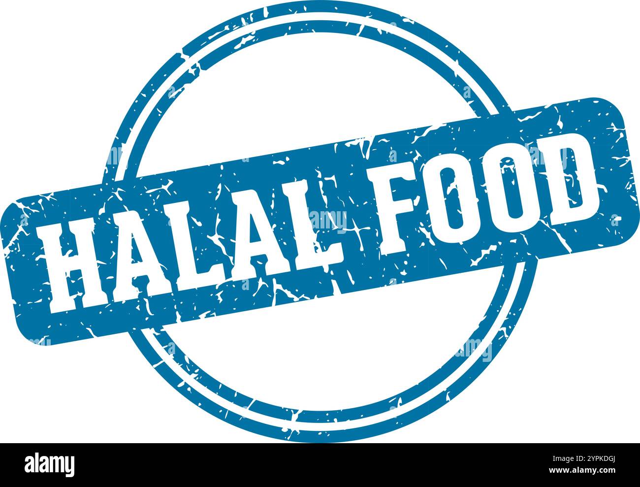 halal food round stamp isolated on transparent background. halal food ...