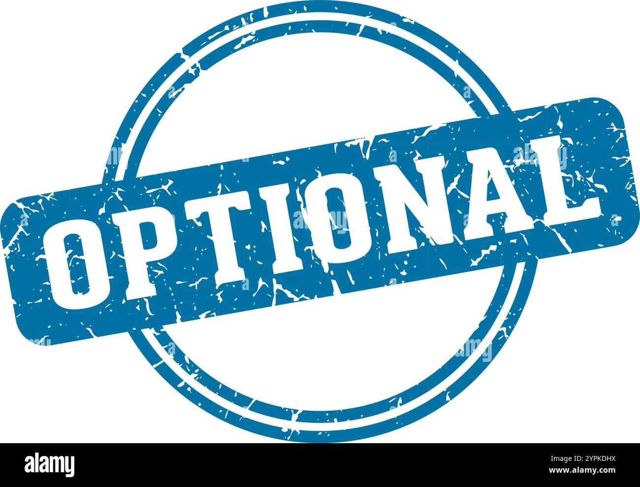 optional round stamp isolated on transparent background. optional stamp ...
