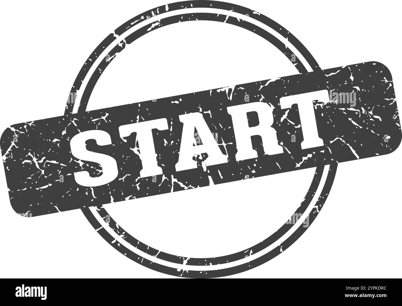 start round stamp isolated on transparent background. start stamp Stock ...