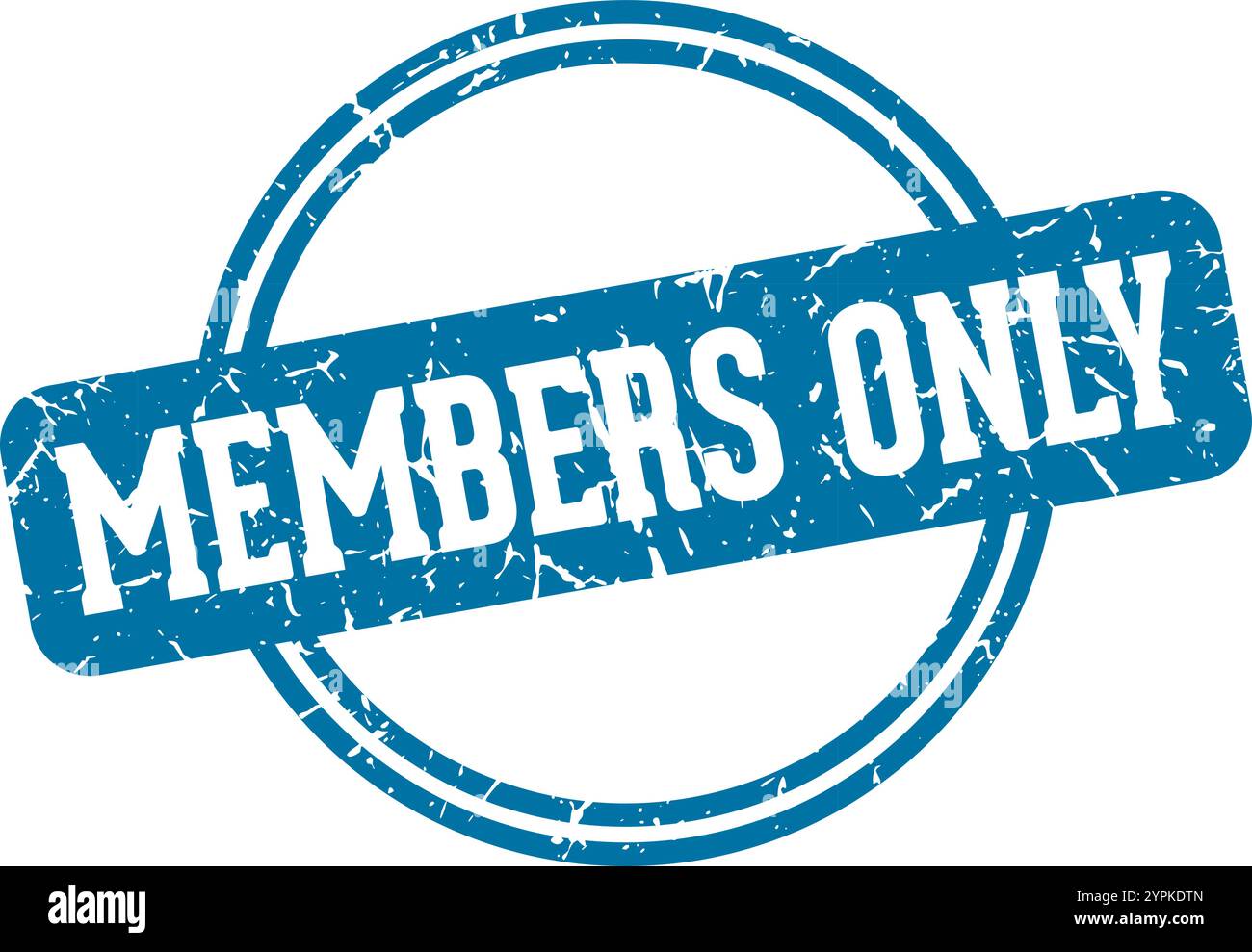 members only round stamp isolated on transparent background. members ...