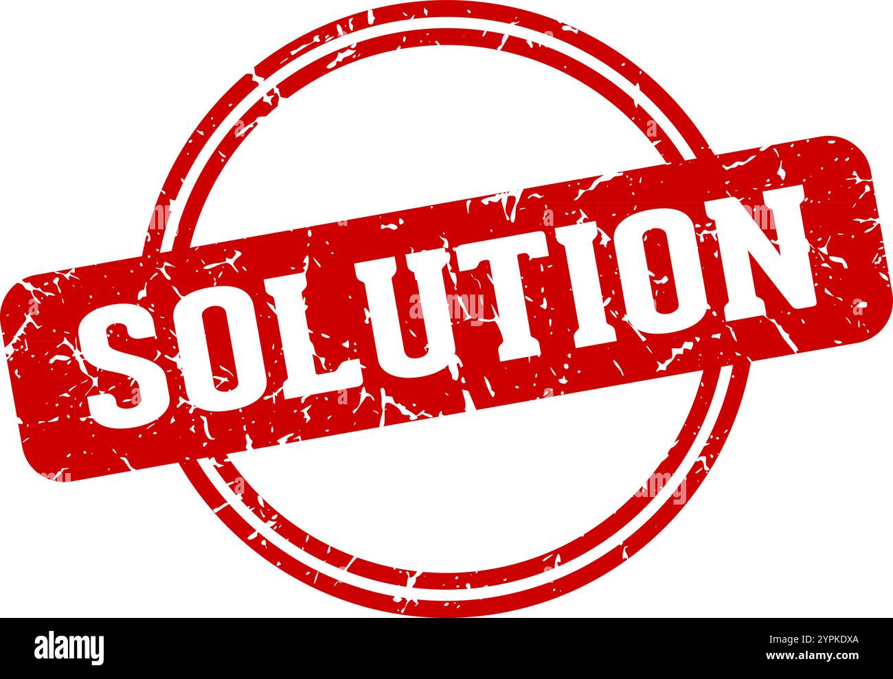solution round stamp isolated on transparent background. solution stamp ...