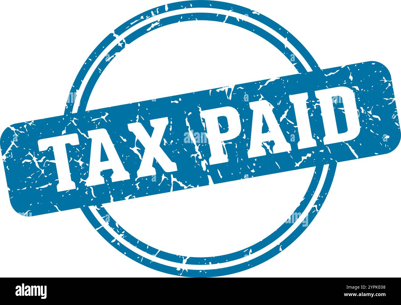 tax paid round stamp isolated on transparent background. tax paid stamp ...